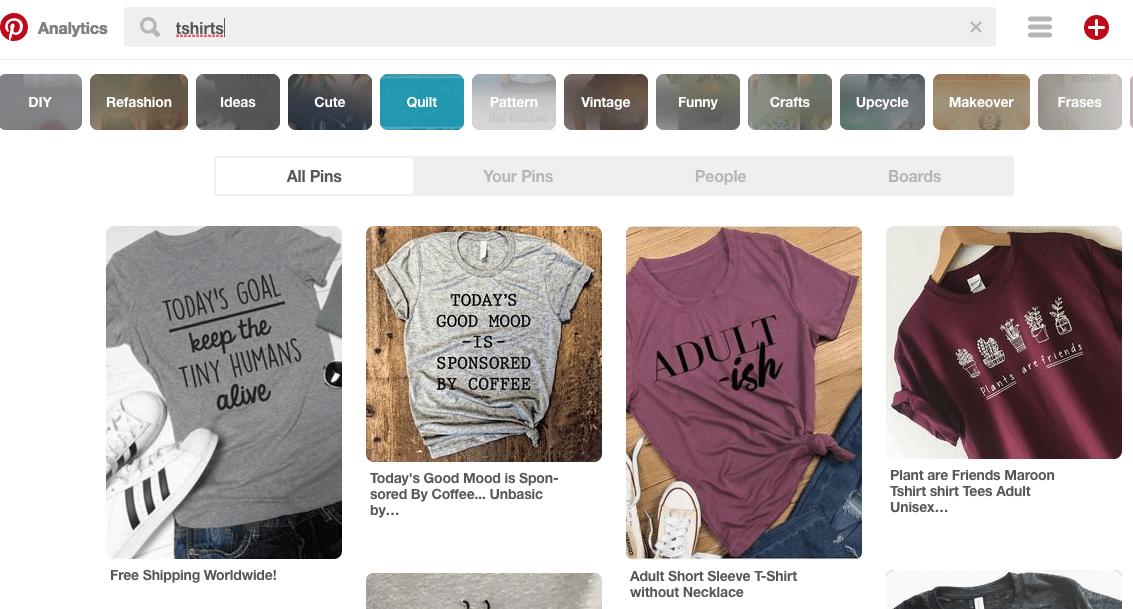 Using Pinterest to Uncover New Trending T-Shirt Designs | TeeSpy